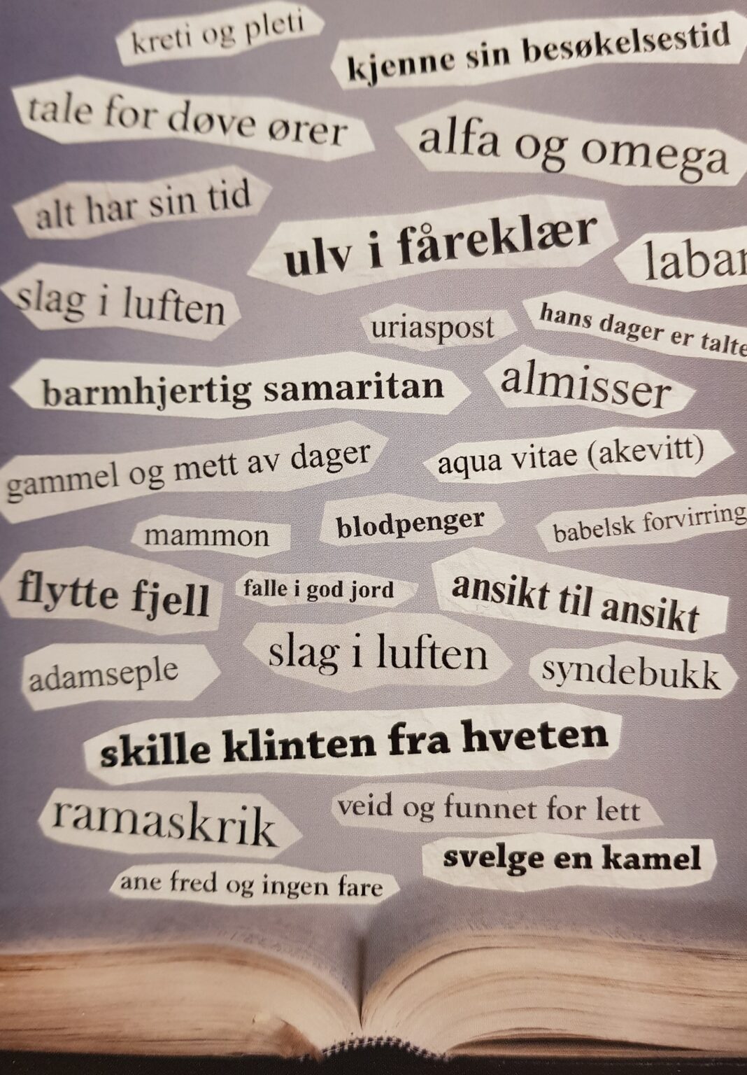 POSTKORT, ORD OG UTTRYKK FRA BIBELEN – Stiftelsen Nordisk Bibel- og Bokmuseum